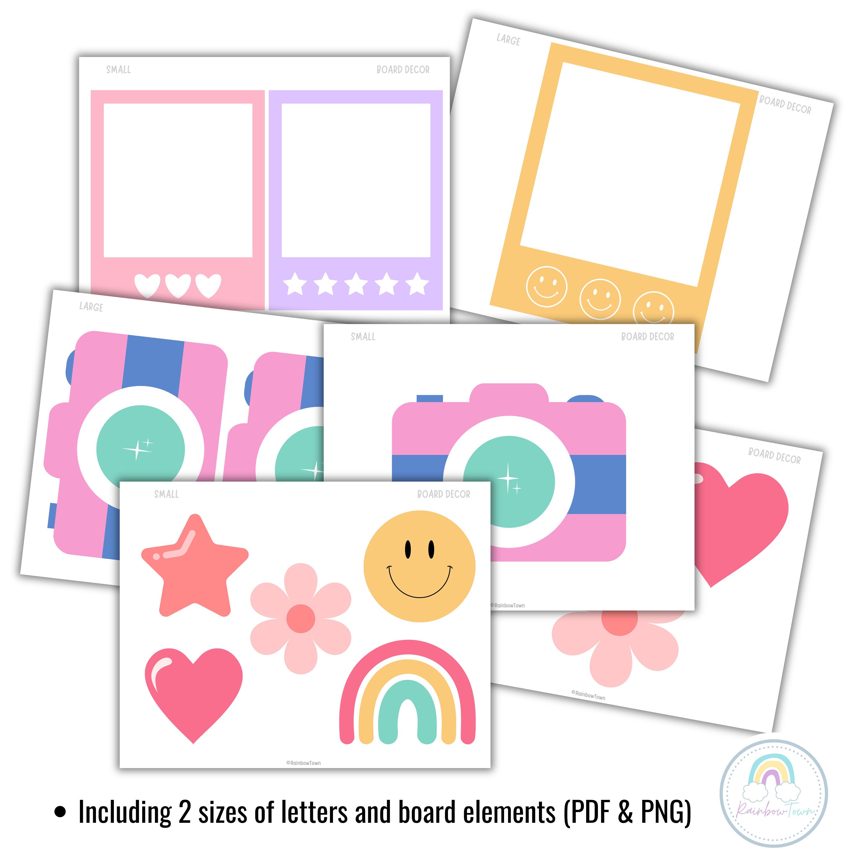 End of Year Bulletin Board Kit Photo Memories Classroom Decor Printable ...