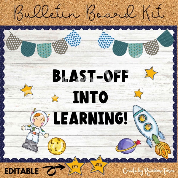 Welcome to Space Bulletin Board - Etsy