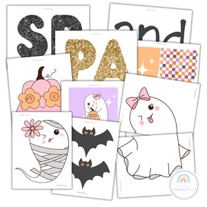 Halloween Bulletin Board Kit Boo Crew Ghost Classroom Decor Printable ...