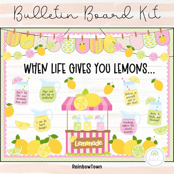 Lemon Bulletin Board - Etsy