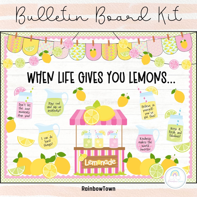 Lemon Bulletin Board - Etsy