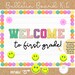 Back to School Bulletin Board First Day of School Bulletin Board Kit ...