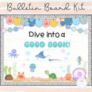 Back to School Bulletin Board Welcome Back Display Ocean Classroom ...