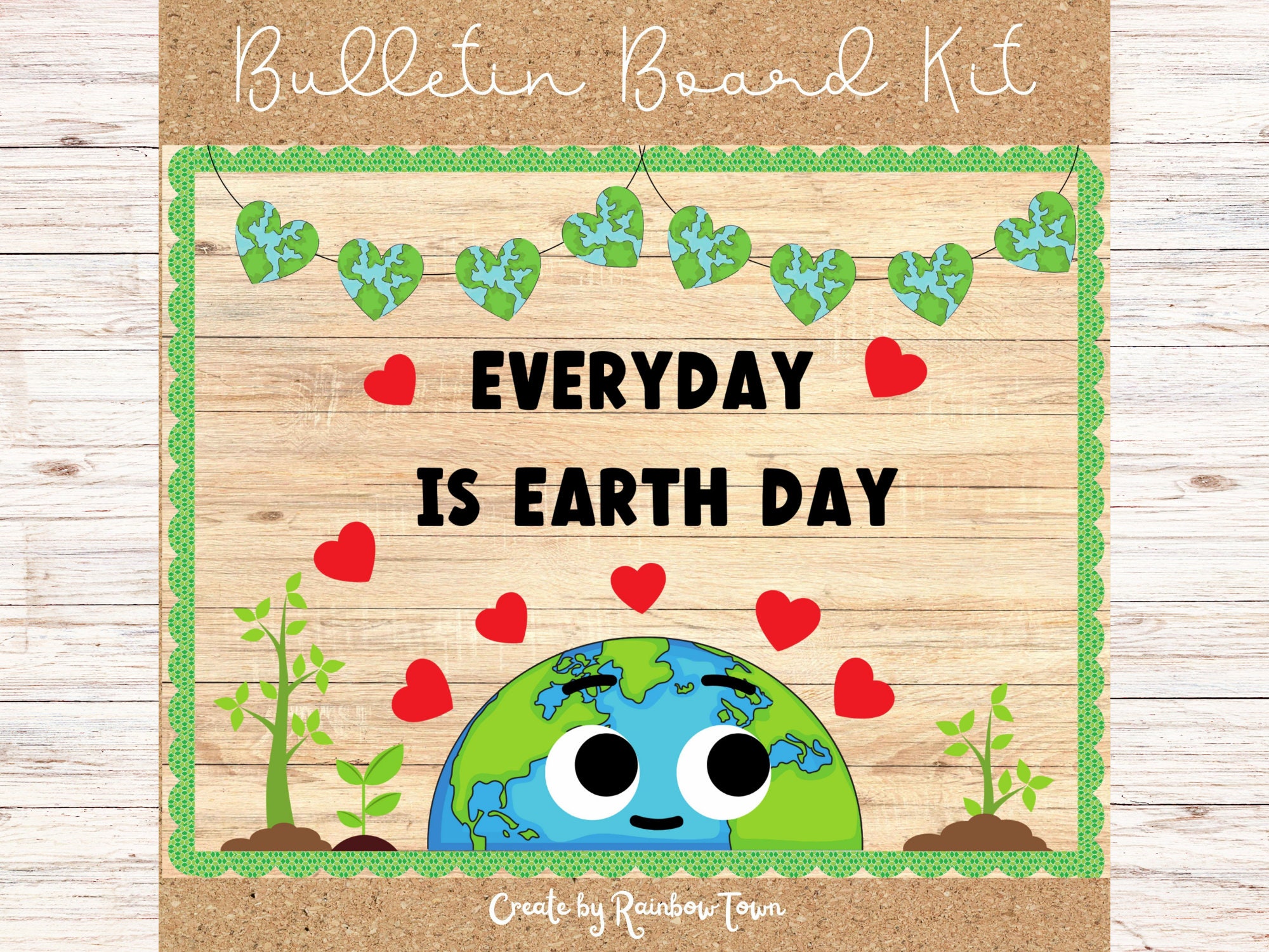 Earth Day Bulletin Board Classroom Display Door Decor Kit - Etsy