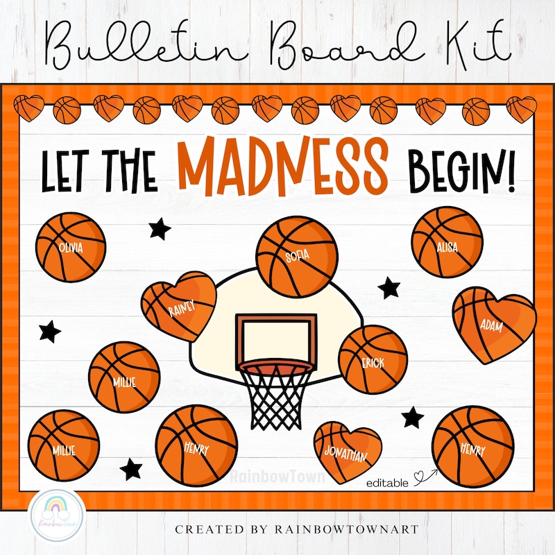 March Madness Door Decor - Etsy