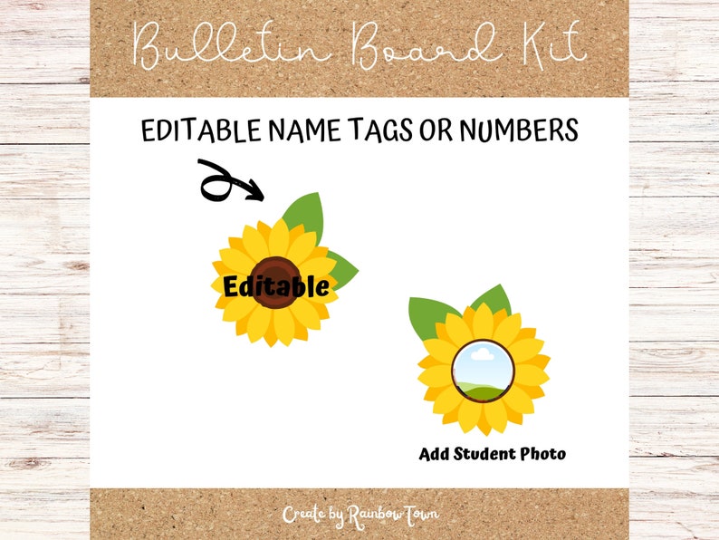 Spring Bulletin Board Kit Gnome Sunflower Classroom Door Decor ...