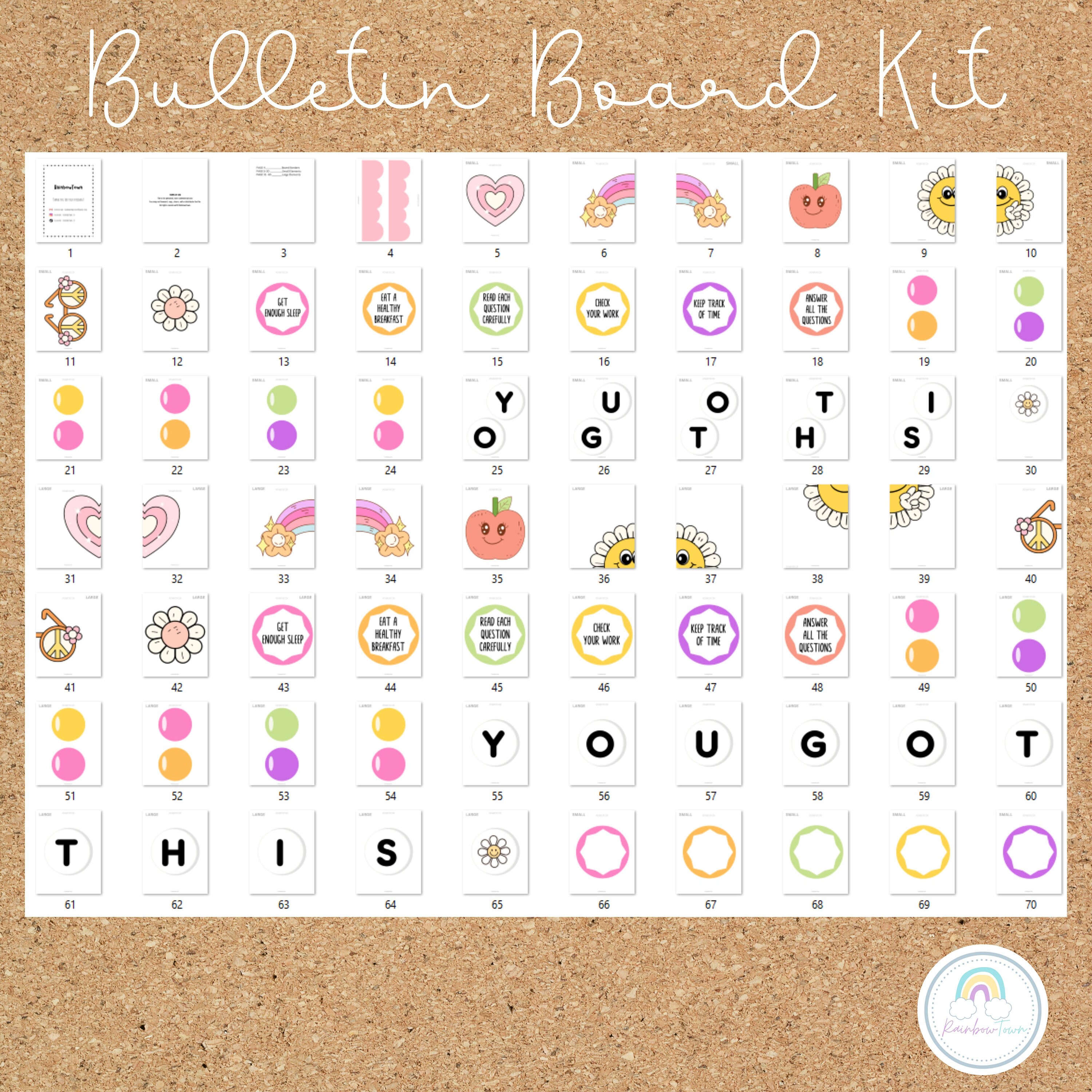 Testing Motivation Bulletin Board Kit End of Year Classroom Decor ...