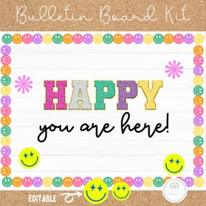 Back to School Bulletin Board First Day of School Bulletin Board Kit ...