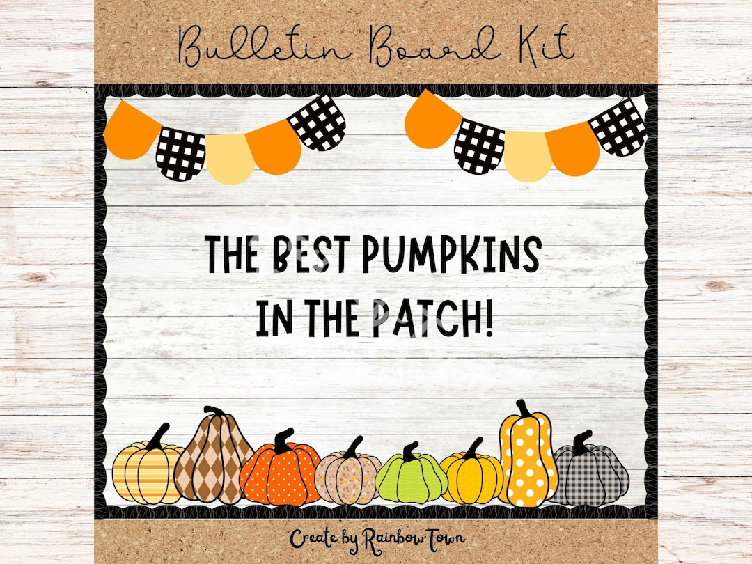 Hello Pumpkin Fall Bulletin Board September October Classroom ...