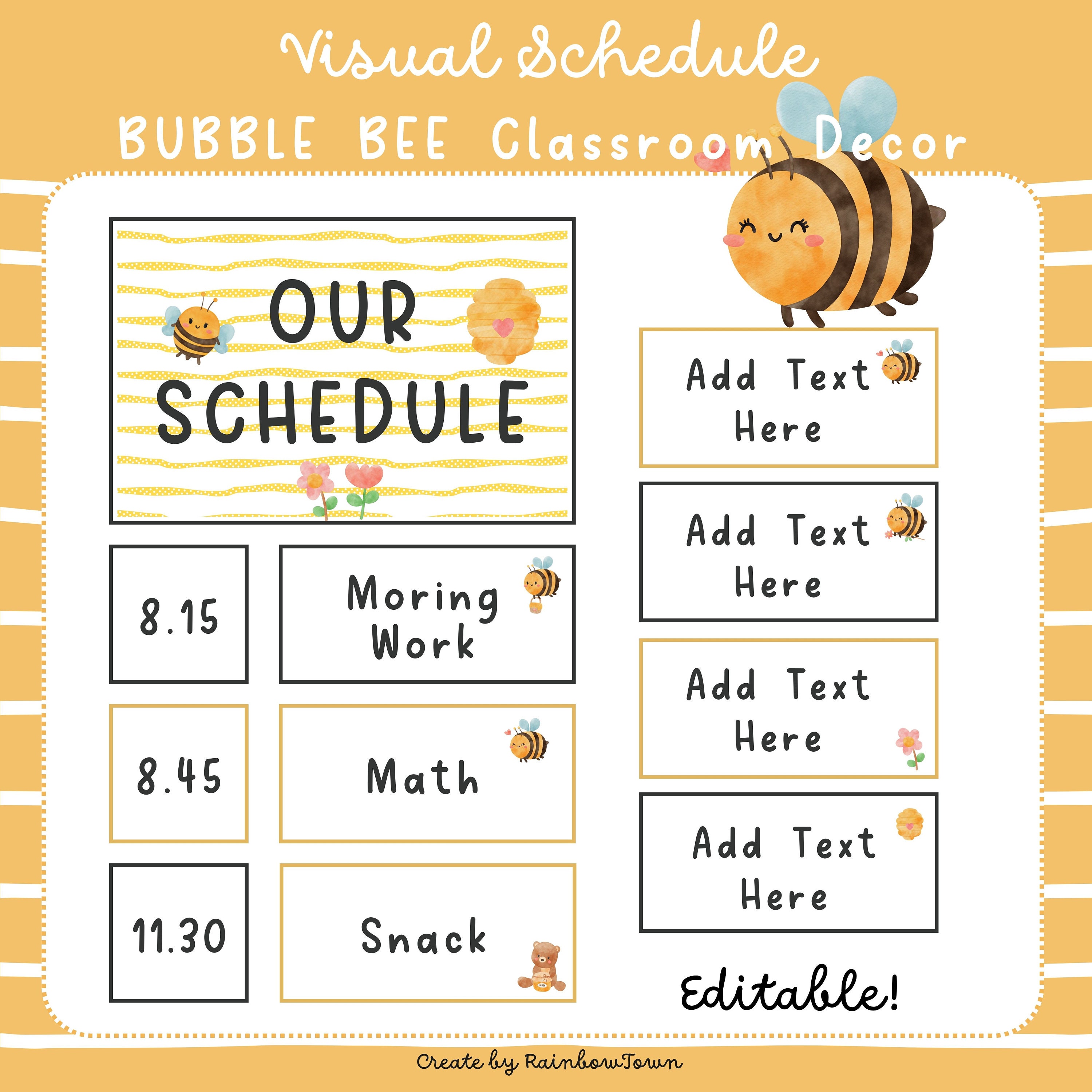 Honey Bee Classroom Decor Bundle: Printable Collection - Etsy