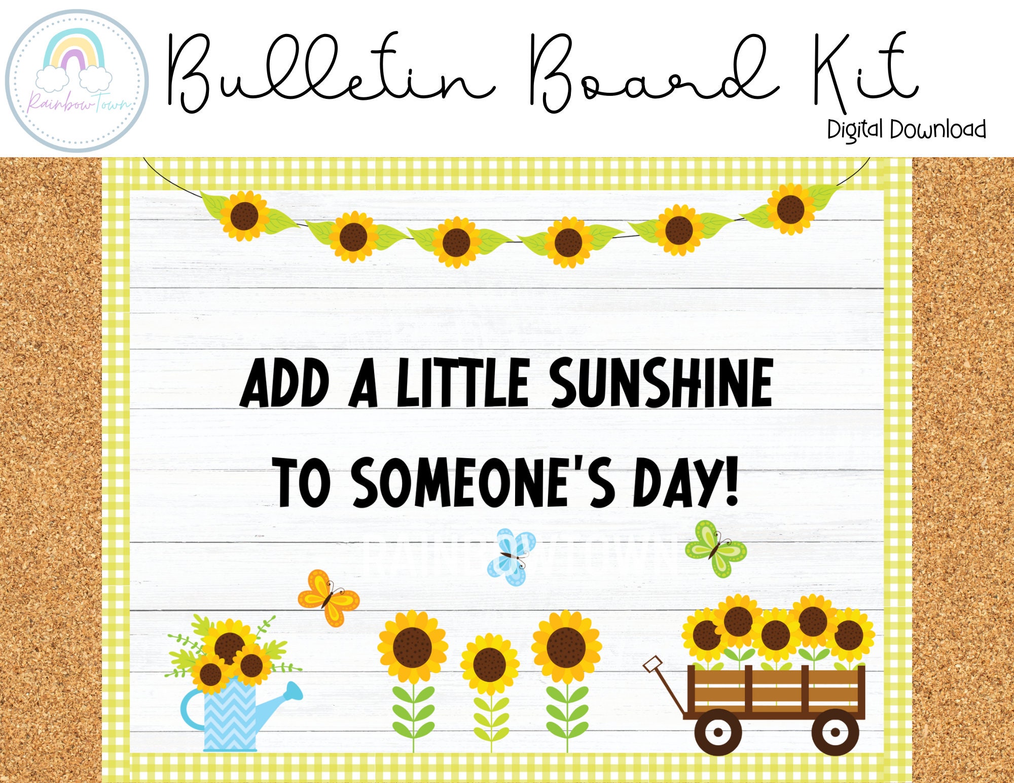 Seeds of Kindness Spring Bulletin Board Kit Printable Digital - Etsy