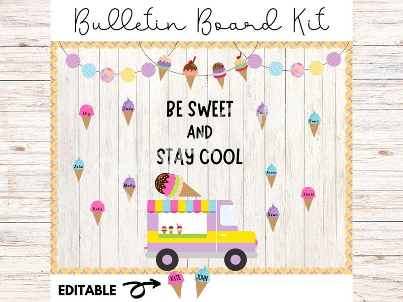 Our Class is so Cool Bulletin Board Summer Classroom Decor - Etsy