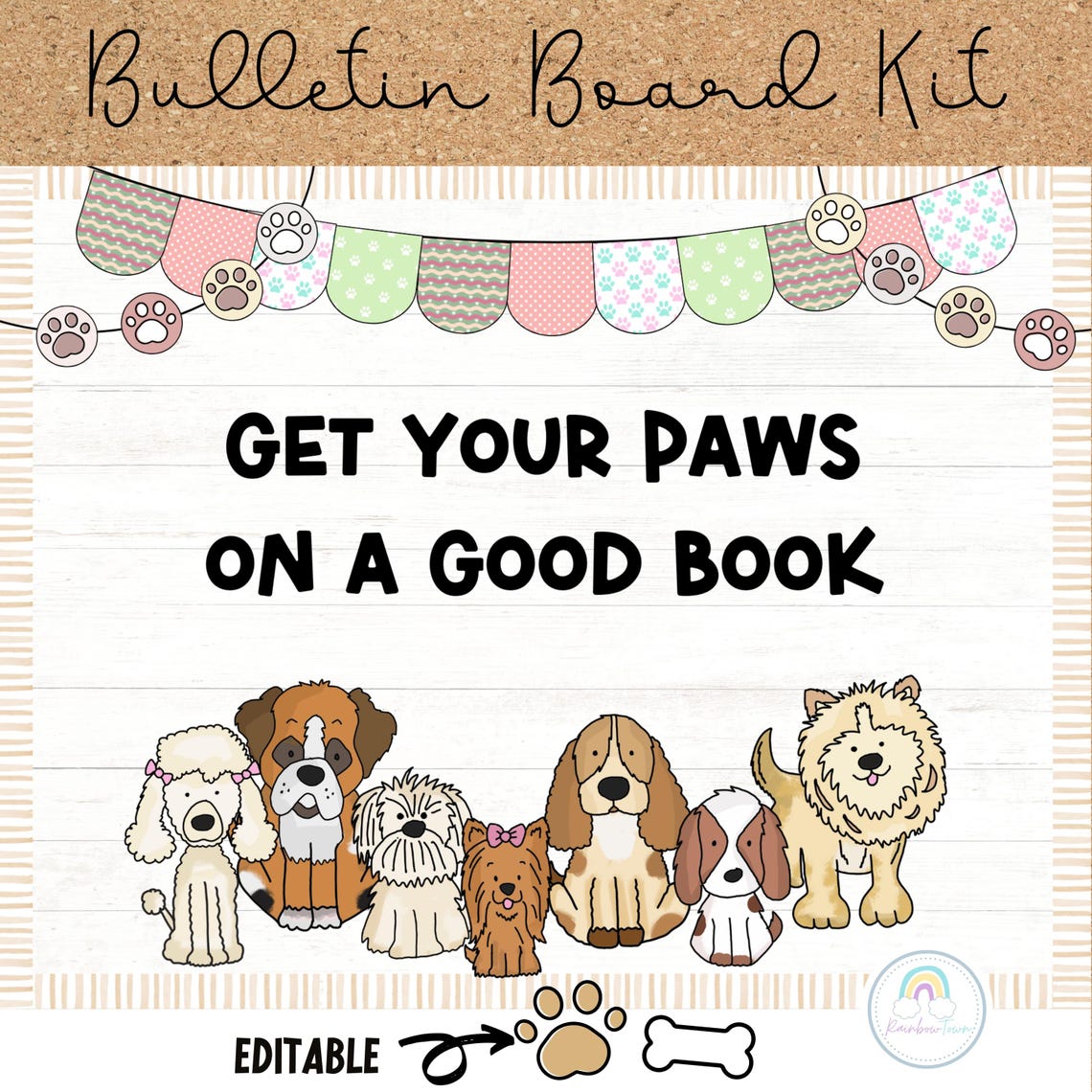 Puppy Dogs Bulletin Board Kit: Classroom Decor (printable PDF) - Etsy