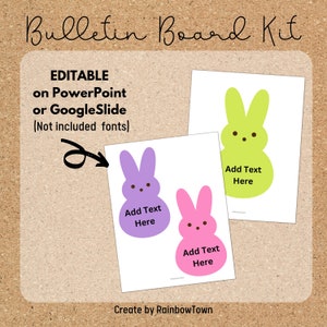 Easter Bulletin Board Spring Classroom Decorations - Etsy