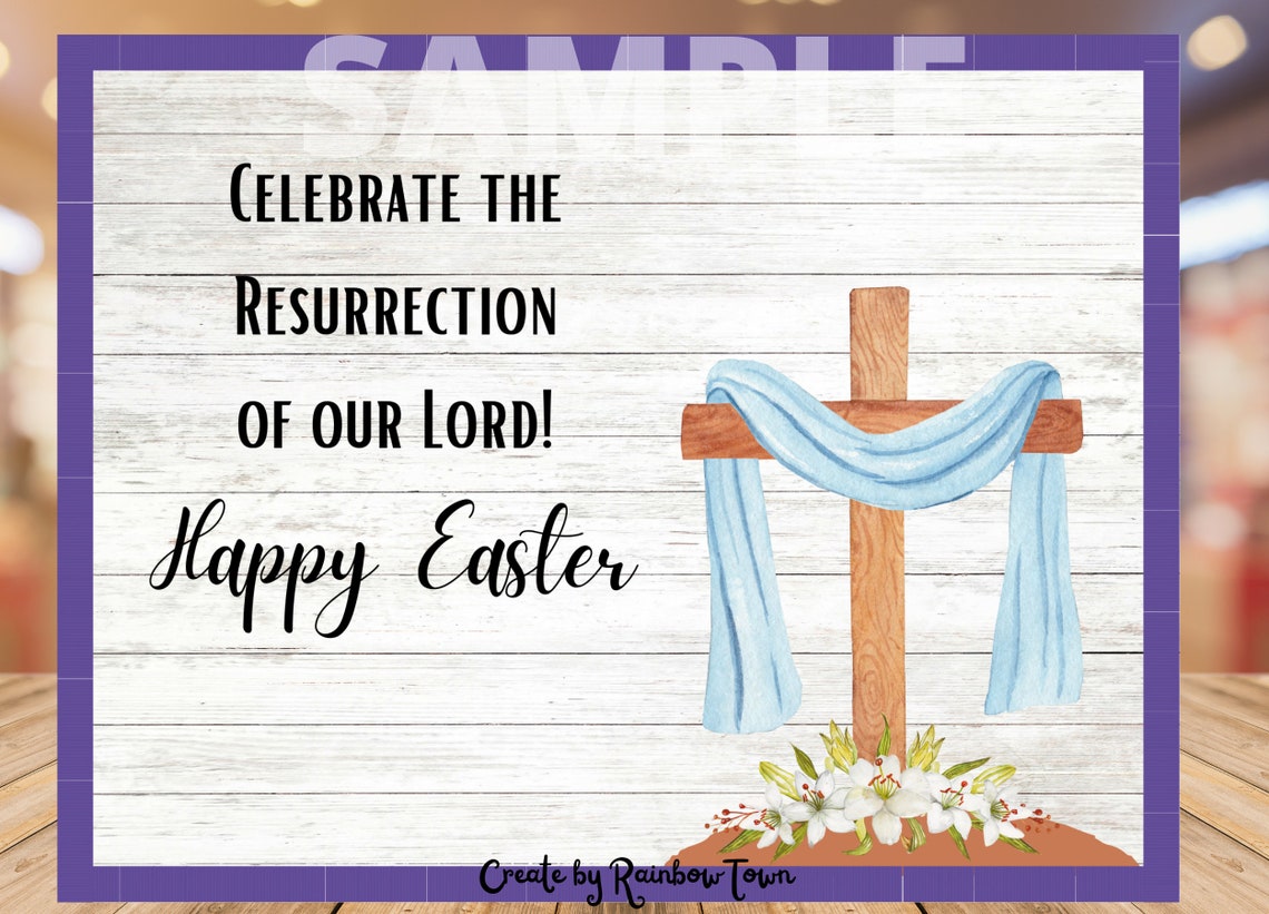Resurrection Easter Bulletin Board Classroom Decoration - Etsy