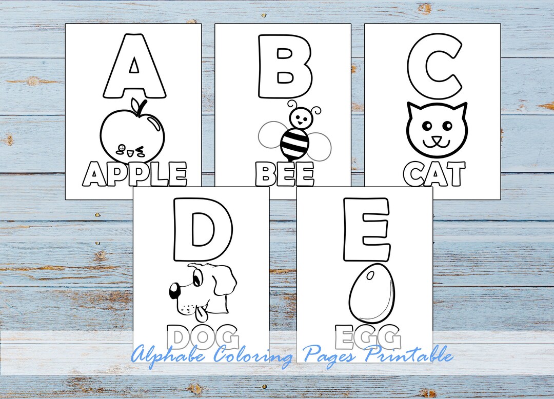 Printable Coloring Pages Alphabet Coloring Pages Print and Color Kids ...