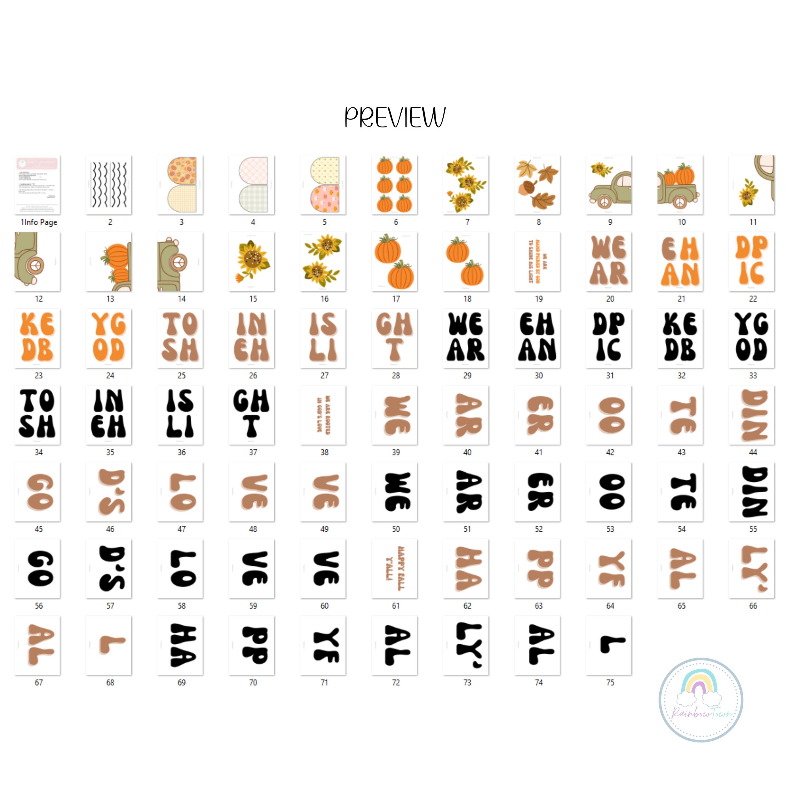 Fall Bulletin Board Kit | Hand-picked by God | Christian Classroom ...