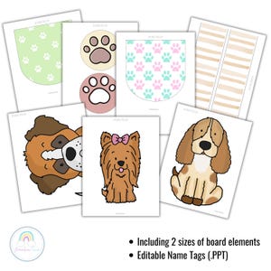 Back to School Bulletin Board Puppy Dogs Bulletin Board Kit Classroom ...