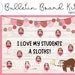 Valentines Day Bulletin Board Kit Classroom Door Decor Printable Sloth ...