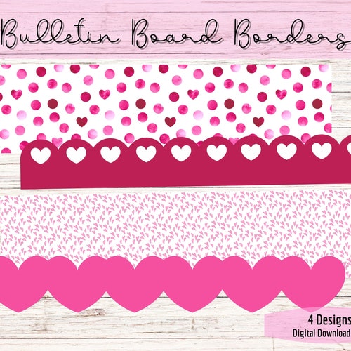 Valentines Bulletin Board Kit Valentine's Day - Etsy