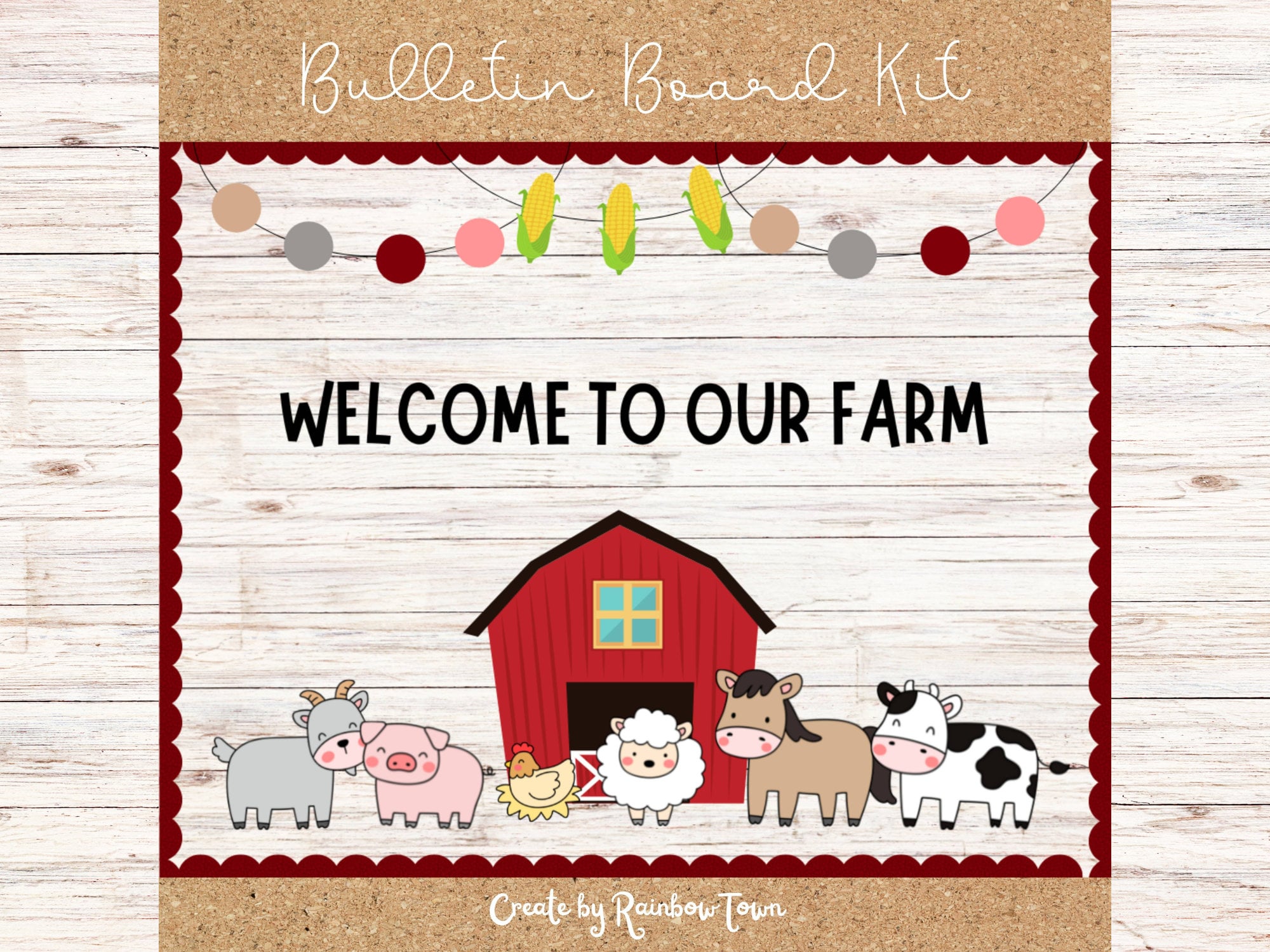 Back to School Bulletin Board Classroom Decor Printable Digital ...