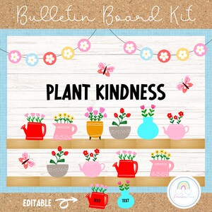 Spring Bulletin Board Growth Mindset March April Classroom Decor ...