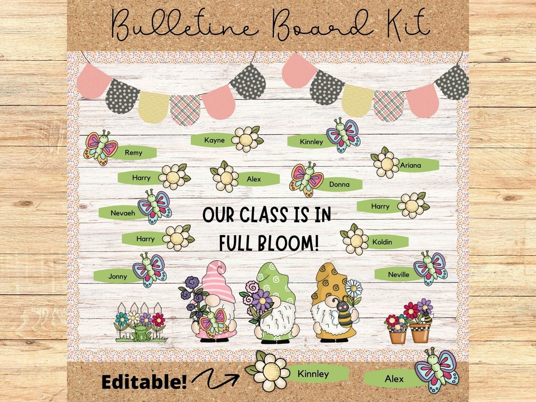 Spring Bulletin Board Positive Classroom Decor Printable - Etsy
