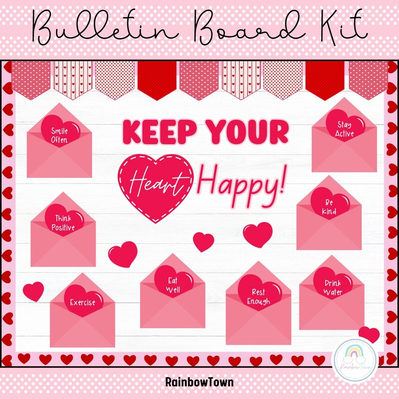 Heart Healthy Bulletin Boards - Etsy