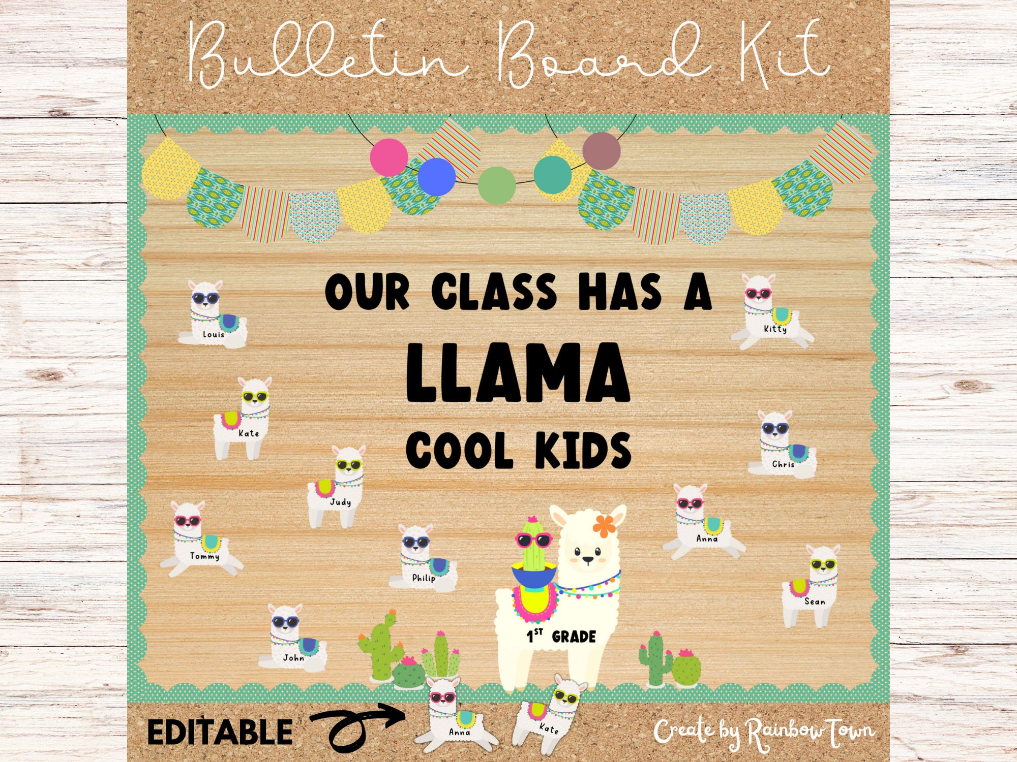 Llama Back to School Bulletin Board Kit Classroom Decorations - Etsy