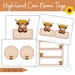 Sunflower Highland Cow Name Tags Classroom Labels Editable - Etsy