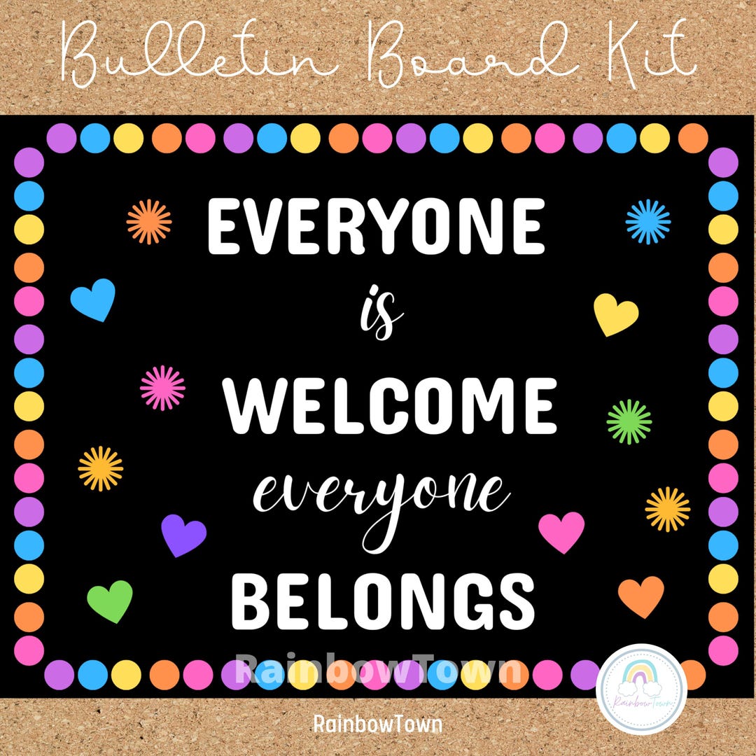 Motivational Classroom Bulletin Board Kit: Welcome Banner (printable ...