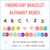 Friendship Bracelet Bulletin Board Kit Alphabet Beads Classroom ...