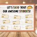 Taco Student Shout Out Bulletin Board Kit (printable PDF) - Etsy