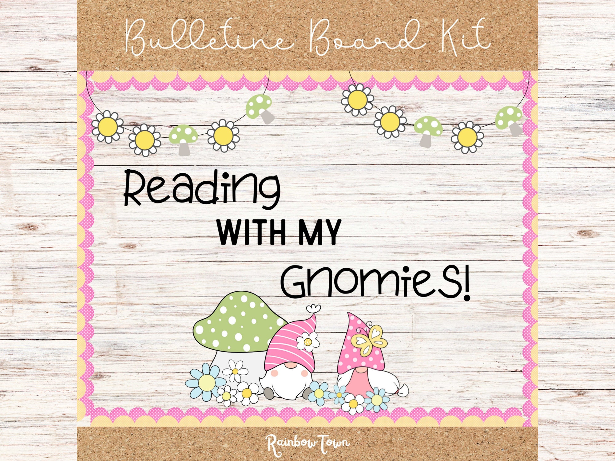 Reading Helps Your Mind Bloom Spring Bulletin Board Kit - Etsy