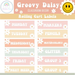 Pastel Groovy Classroom Decor Bundle Classroom Theme Decorations ...