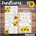 Sunflower Farmhouse Classroom Decor BUNDLE Editable (Download Now) - Etsy