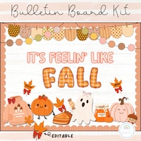 Halloween Classroom Bulletin Board Set, Teacher Printable, Autumn ...