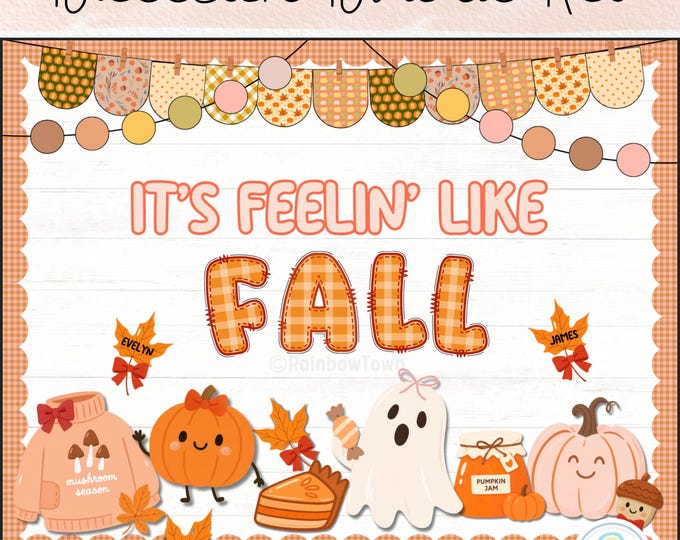 Falling for Kindness Fall Bulletin Board Autumn Classroom Decor ...