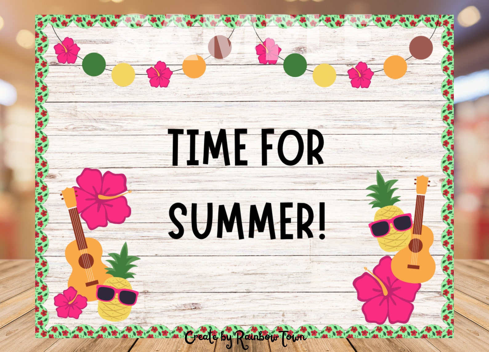 Time for Summer Bulletin Board Classroom Door Decoration - Etsy