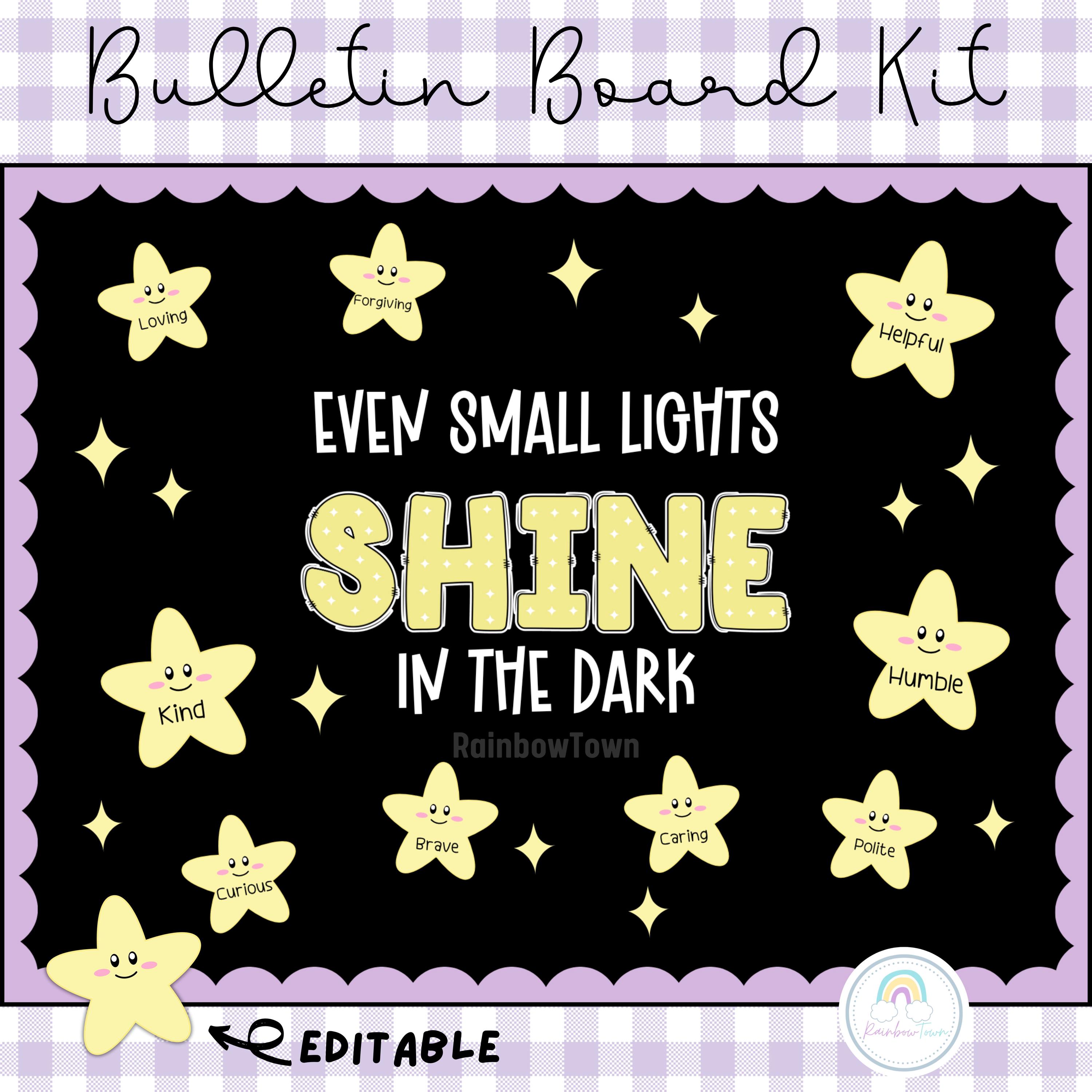 New Year Bulletin Board Kit Star Shine Classroom Decor Printable ...