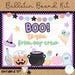 Halloween Bulletin Board Kit Groovy Pastel Classroom Decor Printable ...