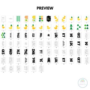 St. Patrick's Day Bulletin Board Lucky Ducks Classroom Door Decorations ...