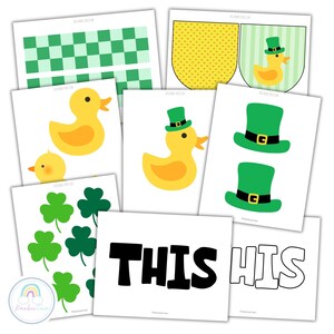 St. Patrick's Day Bulletin Board Lucky Ducks Classroom Door Decorations ...