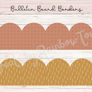 Modern BOHO Bulletin Board Borders Kit Classroom Decor Printable - Etsy ...