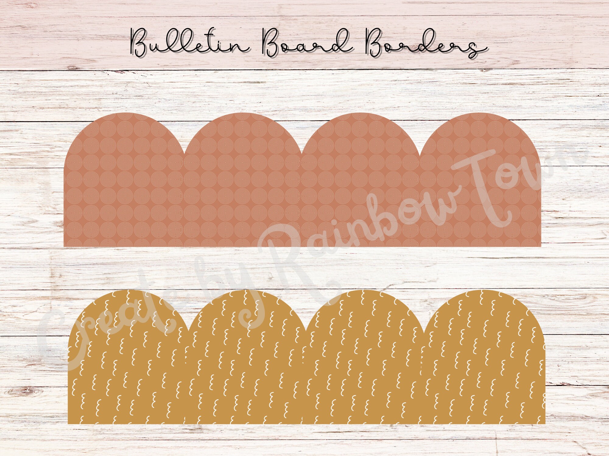 Modern BOHO Bulletin Board Borders Kit Classroom Decor - Etsy Canada