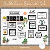 Groovy Back to School Bulletin Board Composition Notebook Decor Student ...