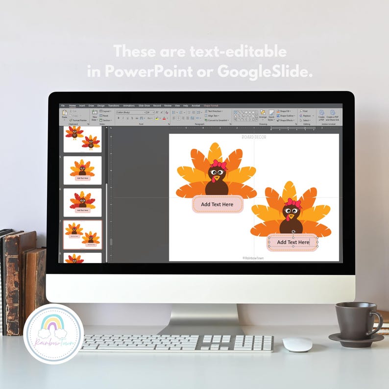 Thanksgiving Bulletin Board Kit Turkey Autumn Classroom Door ...