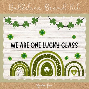 St.patrick's Day Bulletin Board Kit March Board Classroom Door Decor - Etsy