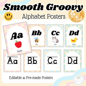 Groovy Retro Pastel Classroom Decor Bundle Classroom Theme Printable - Etsy