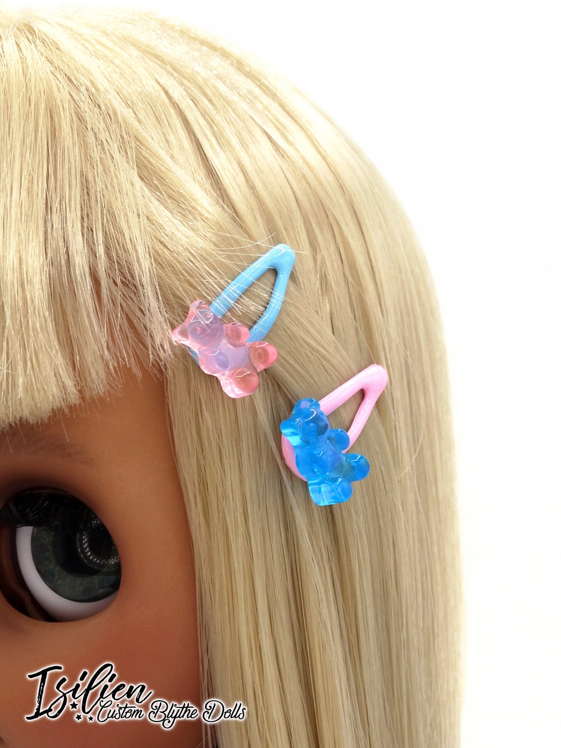 Hair Clips For Blythe Dolls Blythe Doll Hair Clips For Etsy